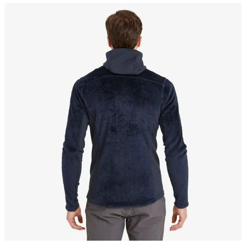 Montane Mens Protium XPD Hooded Fleece Jacket (Eclipse Blue) | Sportpu