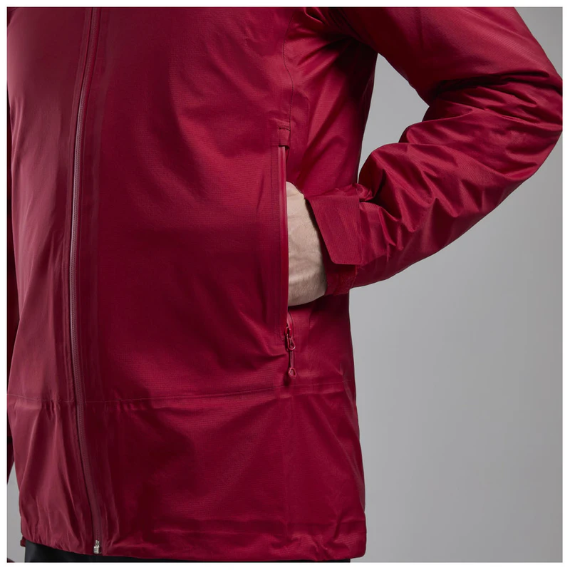 Montane Mens Cetus Lite Waterproof Jacket (Acer Red) | Sportpursuit.co