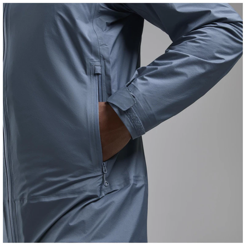Montane Mens Cetus Lite Waterproof Jacket (Stone Blue) | Sportpursuit.