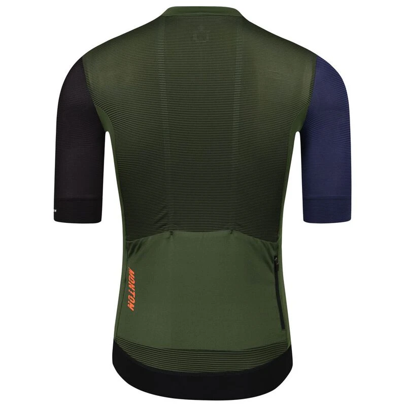 Monton Mens Urban+ Traveler EVO Short Sleeve Cycling Jersey (green)