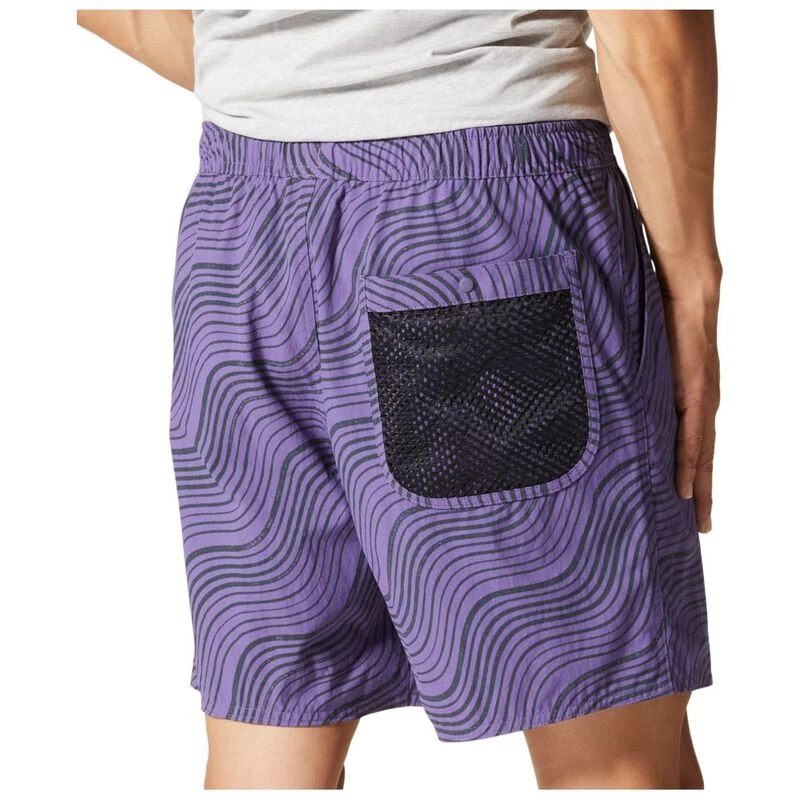 Mountain Hardwear Mens Stryder Shorts (Allium Waves Print) | Sportpurs
