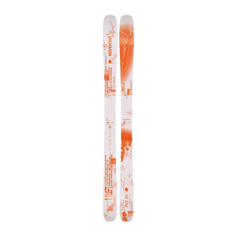 Movement Mens Scandi 95 Ltd Fly Freestyle Skis (Multi) | Sportpursuit.
