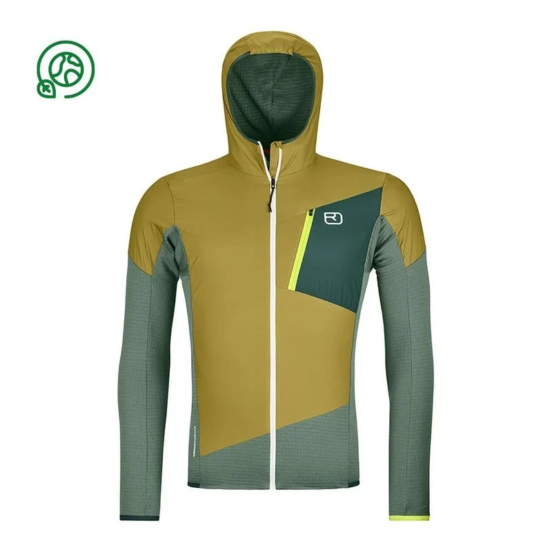 Ortovox Mens Ladiz Hybrid Jacket (Grey) | Sportpursuit.com