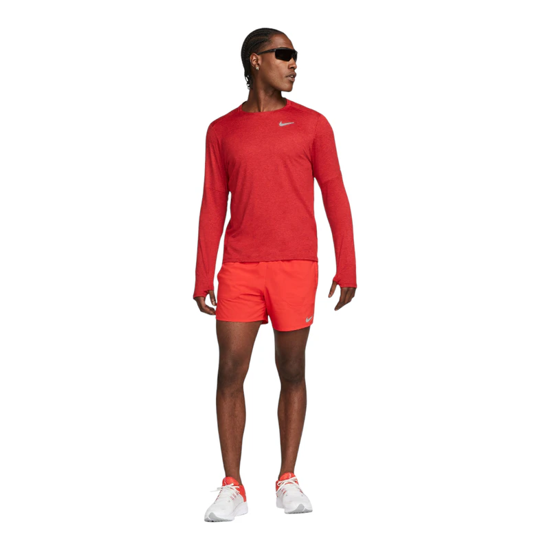 Nike Mens Dri-Fit Stride 5In BF Shorts (Red) | Sportpursuit.com