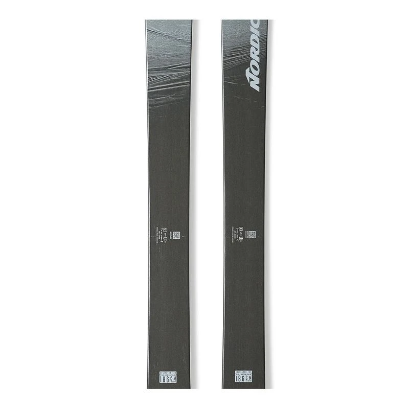 Nordica Mens Unleashed 108 Flat Skis (Silver/Black/Rust) | Sportpursui