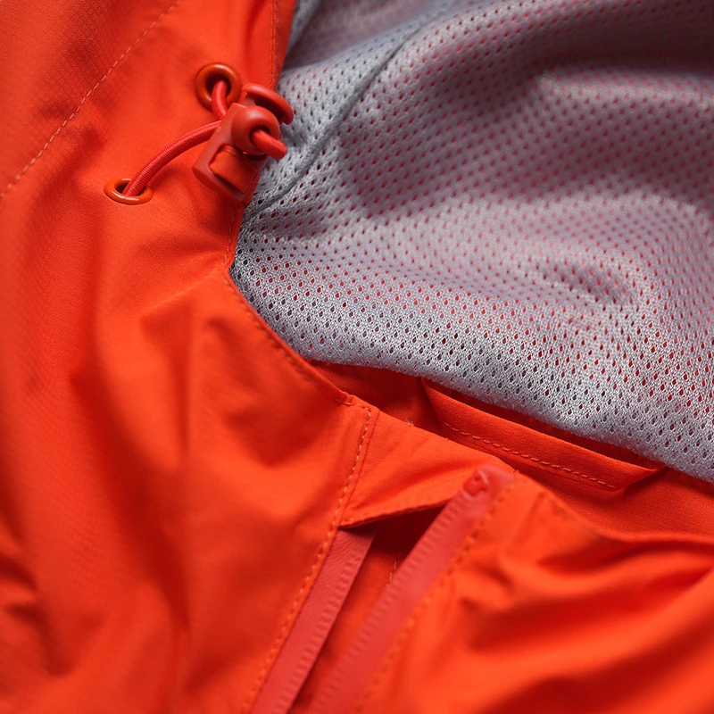Pika Outdoor Mens Snowdon Waterproof Jacket (Orange) | Sportpursuit.co
