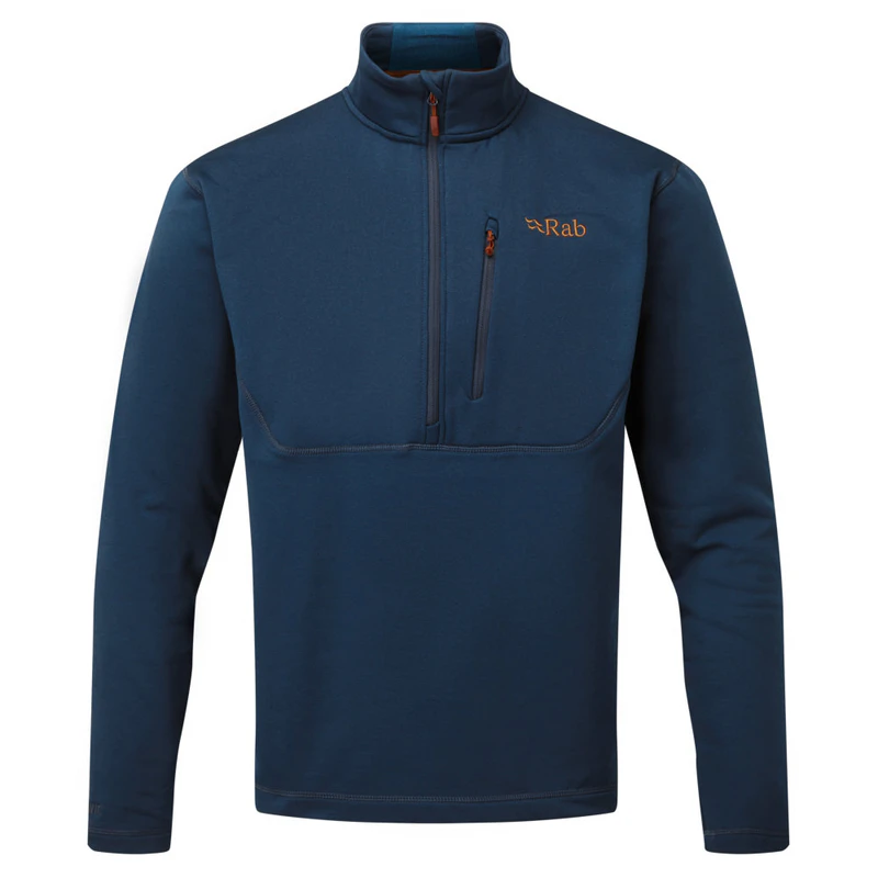 Rab Mens Geon Fleece Pullover (Deep Ink/Ink) | Sportpursuit.com