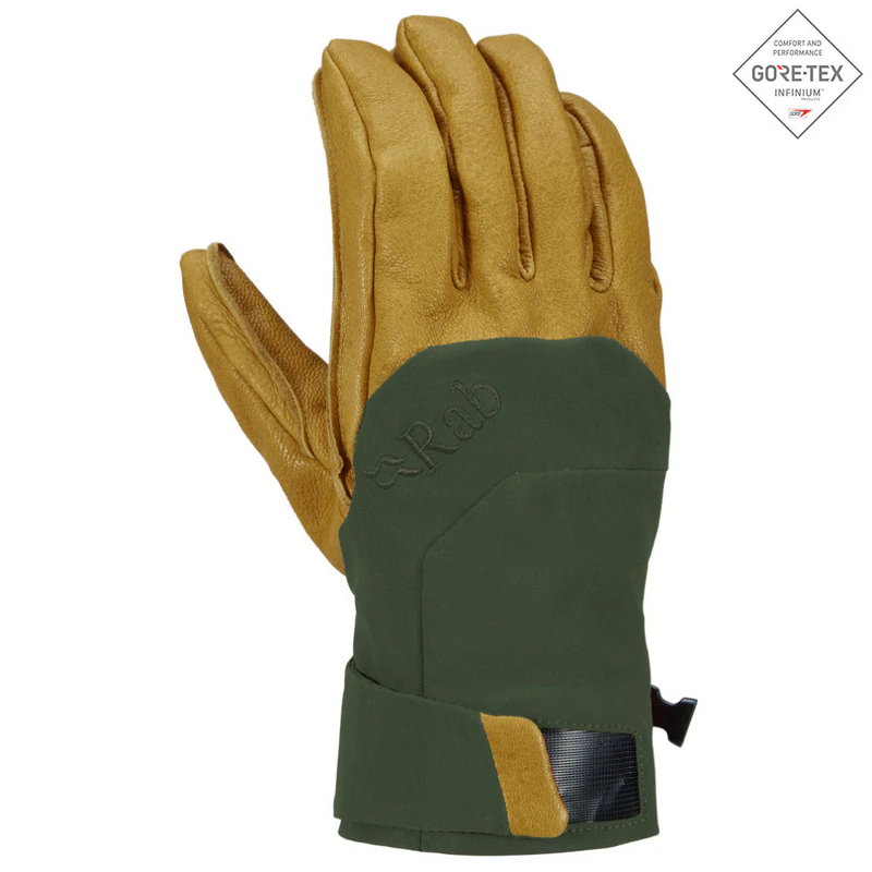 Rab Khroma Tour Infinium Gloves (Army) | Sportpursuit.com