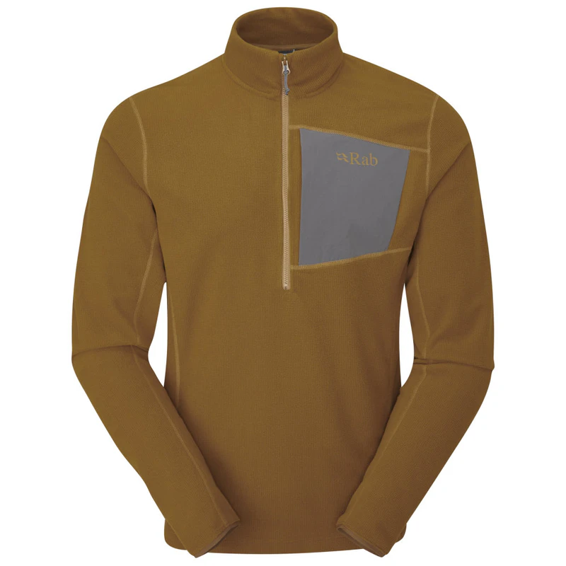 Rab Mens Tecton Fleece Pullover (Footprint) | Sportpursuit.com