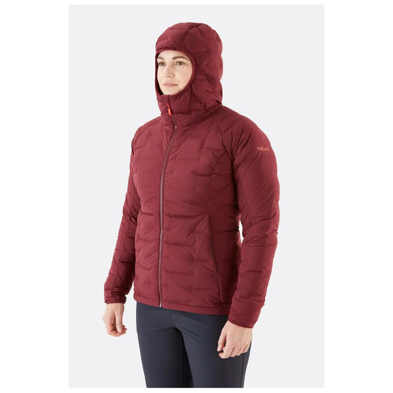 Rab Womens Cubit Stretch Down Jacket (Deep Heather) | Sportpursuit.com