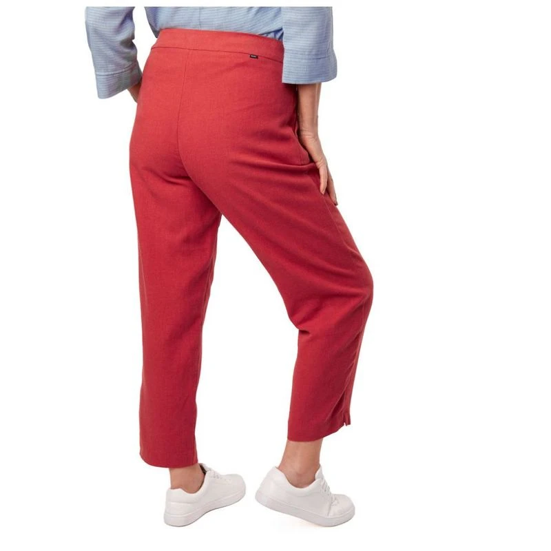 Rohan Womens Brisa Linen Lightweight Trousers (Coast Red) | Sportpursu
