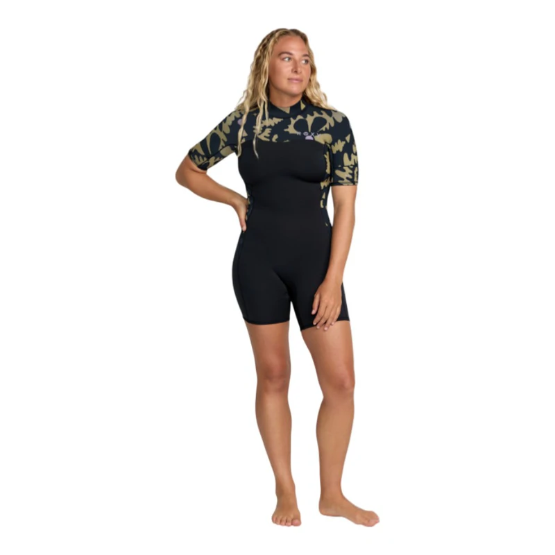 Roxy Shorty 2.0mm Swnat BZ SS Mujeres (Negro) | privatesportshop.es