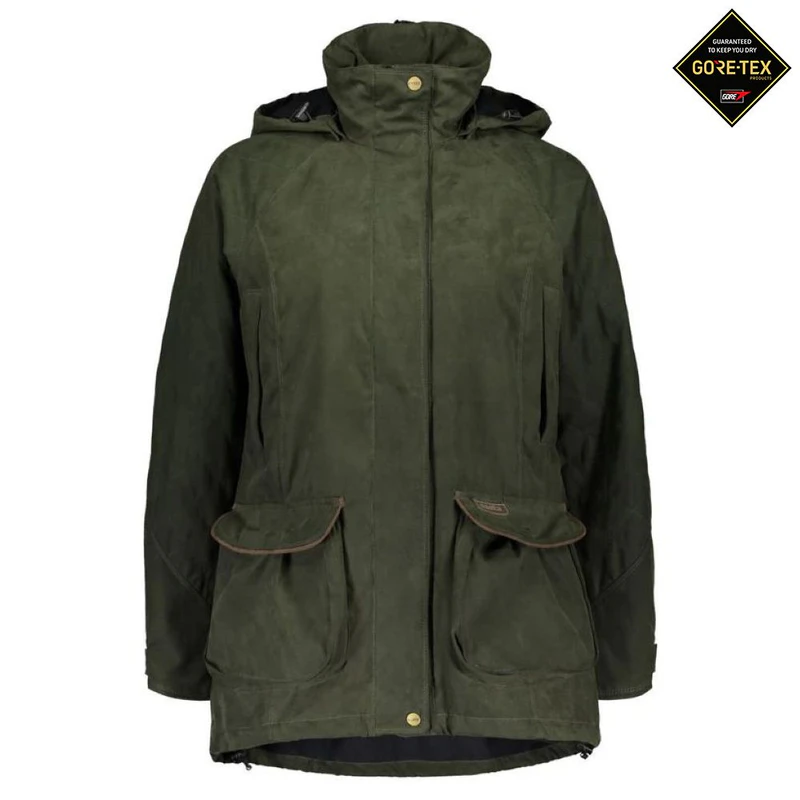 Sasta Womens Hetta GTX Waterproof Jacket (Dark Forest) | Sportpursuit.