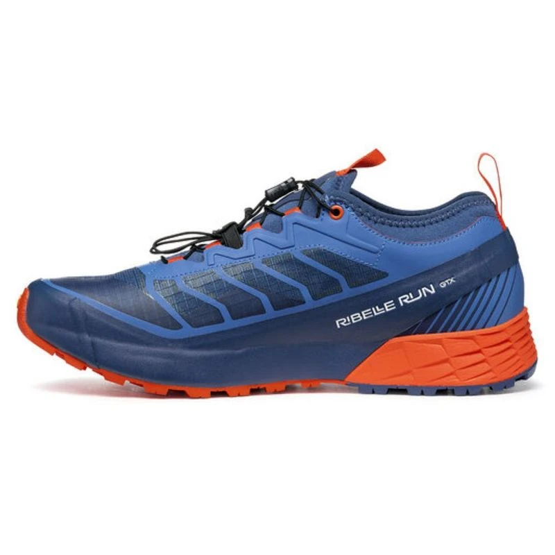 Scarpa Mens Ribelle Run GTX Trail Running Shoes (Blue/Spicy Orange)