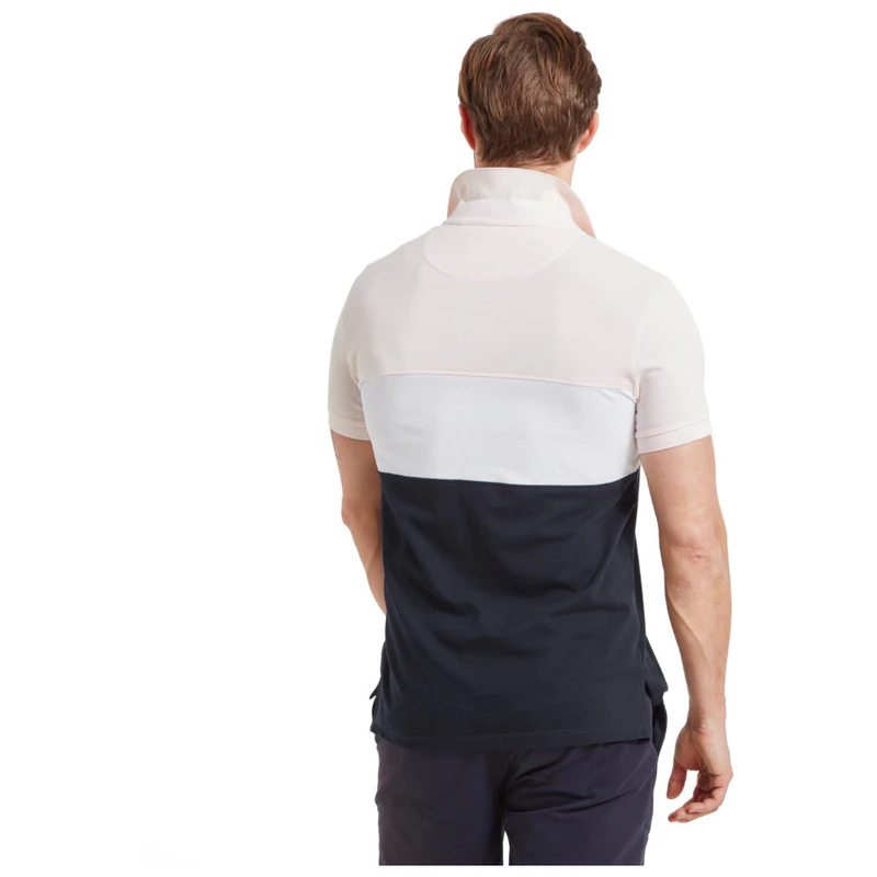 Schoffel Mens Exeter Heritage Polo Short Sleeve Polo Shirt (Pale Pink)