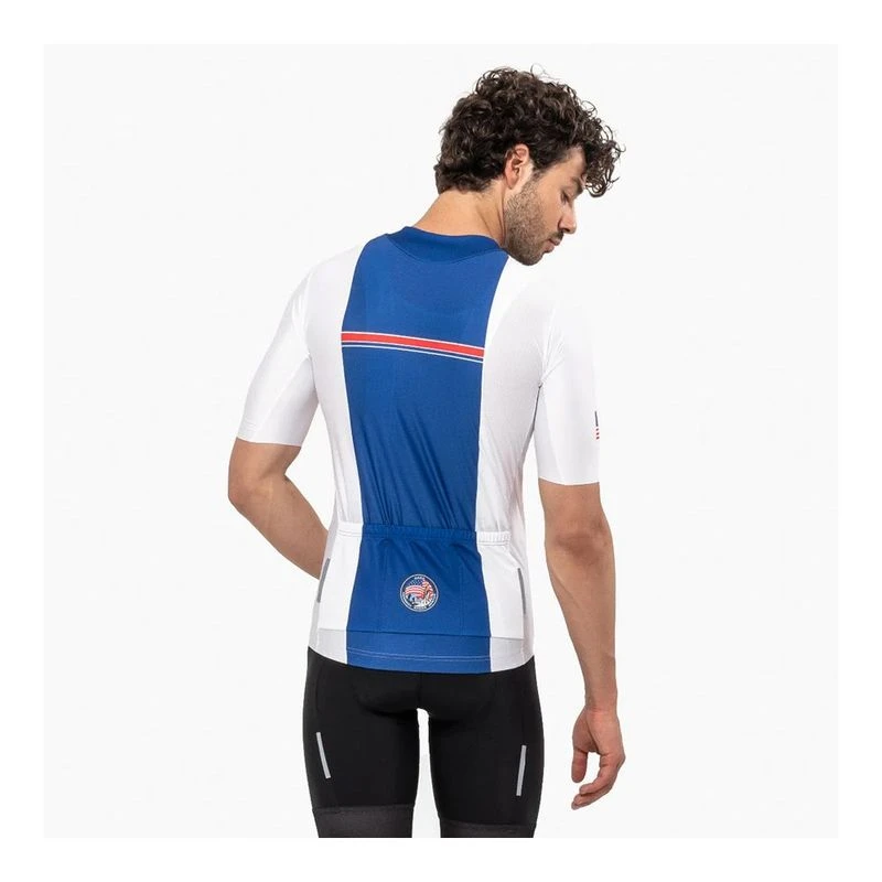 Scicon Mens X-Over 9.5 K08 Jersey (White/Blue) | Sportpursuit.com