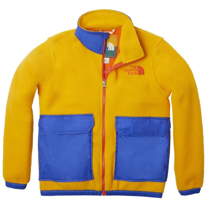 The North Face Boys Color Block Jacket (Summit Gold/TNF Blue/Flare)