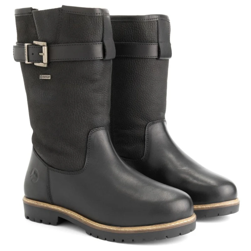 Travelin Womens Vadso Casual Boots (Black) | Sportpursuit.com