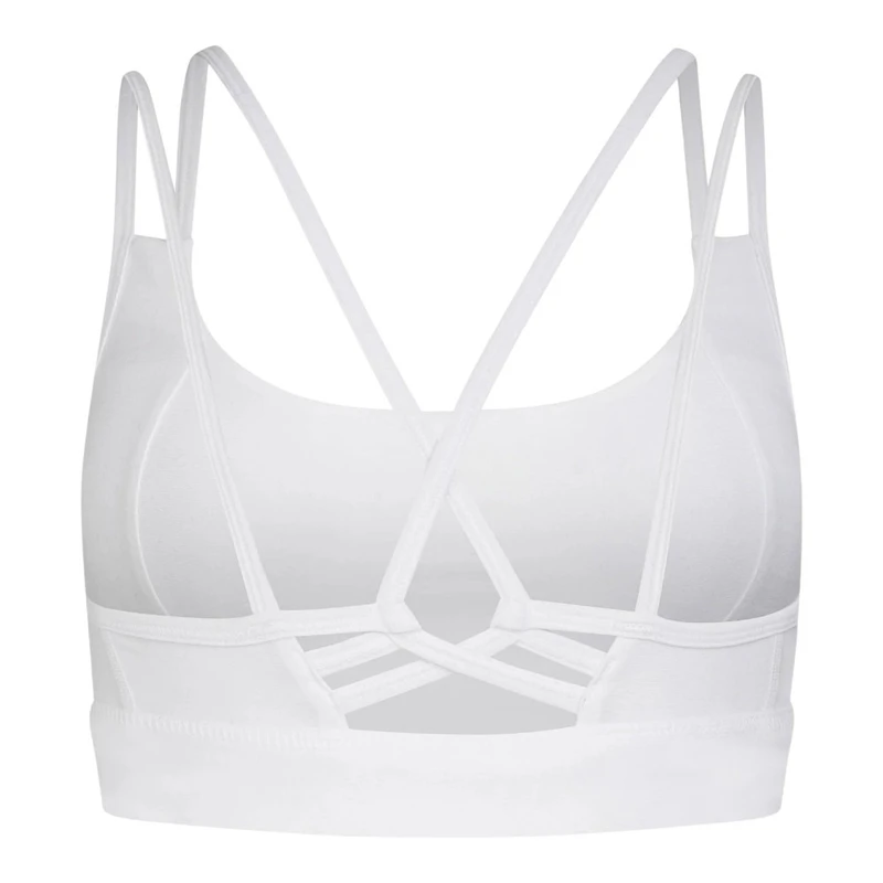 UFC Reggiseno sportivo Strappy Sports Donna (Bianco) | privatesportsho