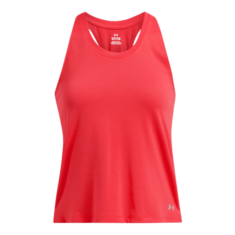 Under Armour Womens Launch Singlet Vest (Red) | Sportpursuit.com