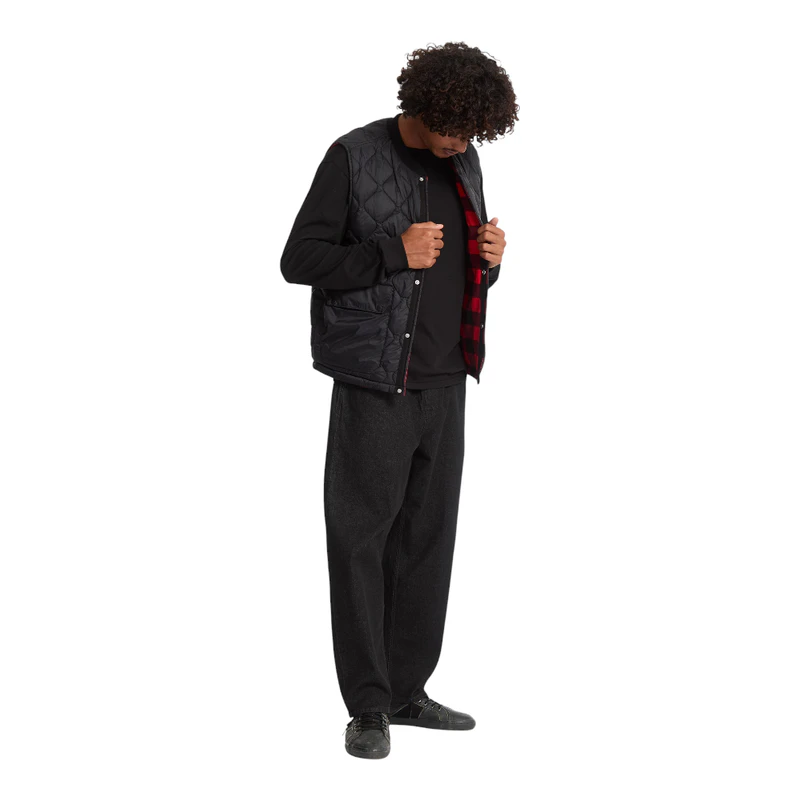 Volcom Mens Bowered Gilet (Red) | Sportpursuit.com