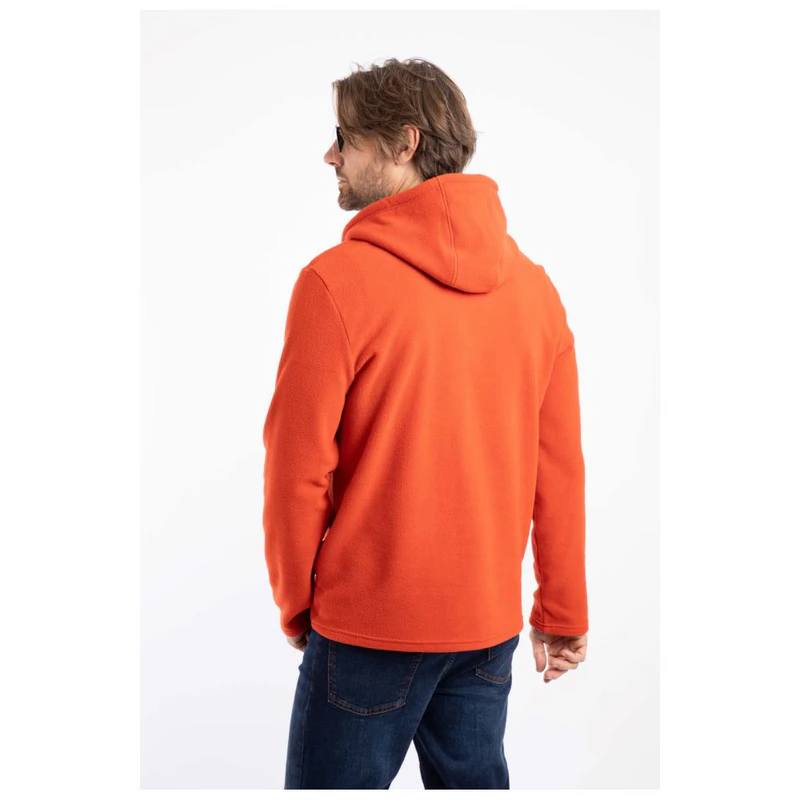 Weird Fish Mens Gervase 1/4 Zip Pullover (Rust Leaves) | Sportpursuit.