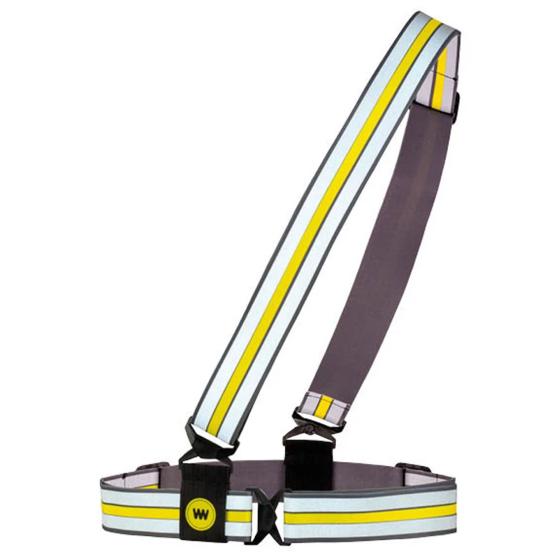 Wowow Cross Wrap Clothing Accessory (Full Reflective/Yellow) | Sportpu