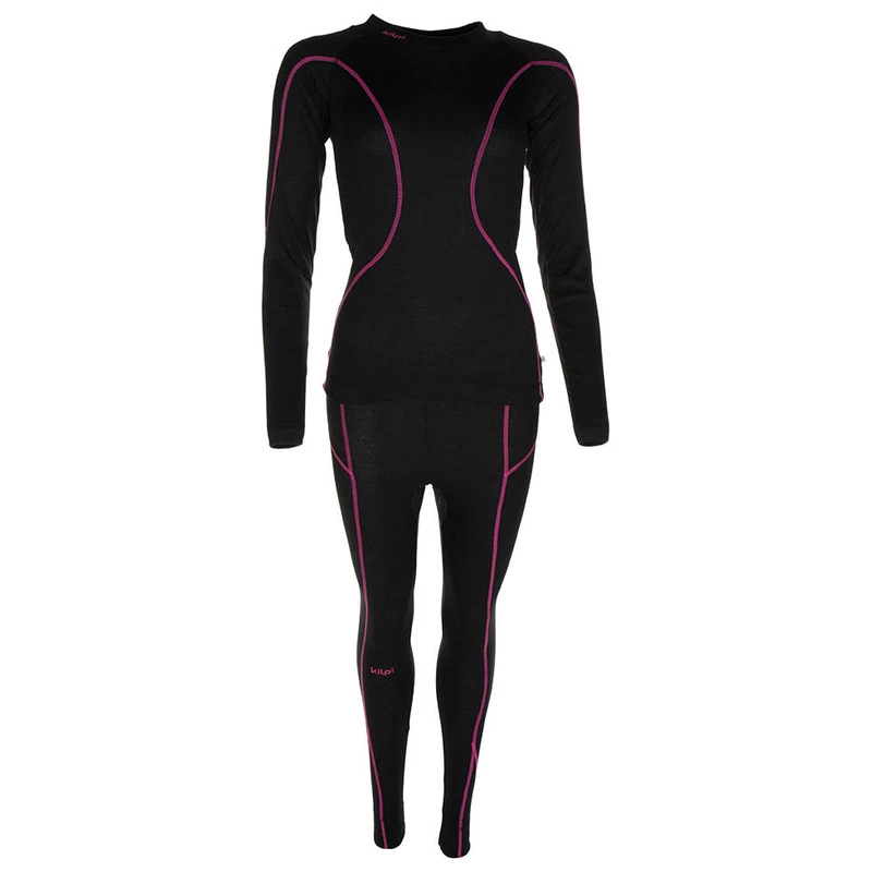 Kilpi Womens Tulppo Thermo Set (Black) | Sportpursuit.com