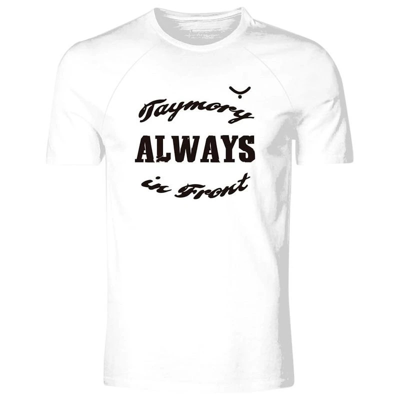 Taymory Mens Always In Front T-Shirt (White) | Sportpursuit.com