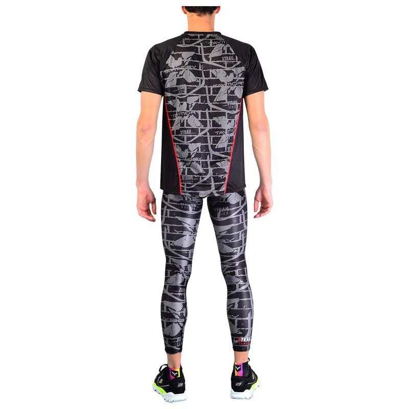 Taymory Mens Xtrail Series T-Shirt (Black/Grey) | Sportpursuit.com